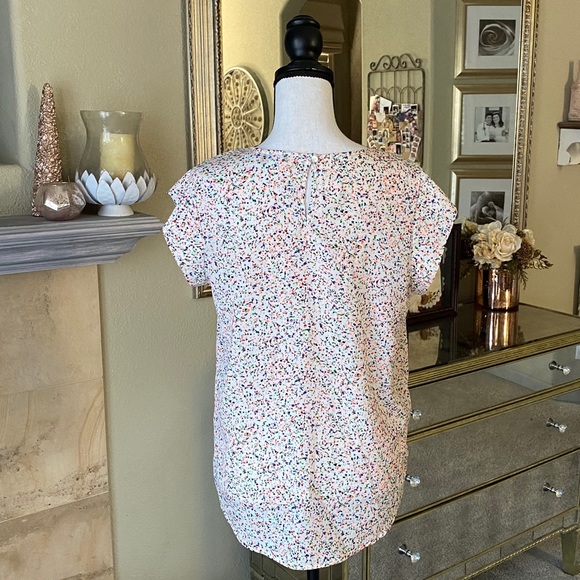 Sweet Rain | Tops | Paint Splatter Style Blouse | Poshmark